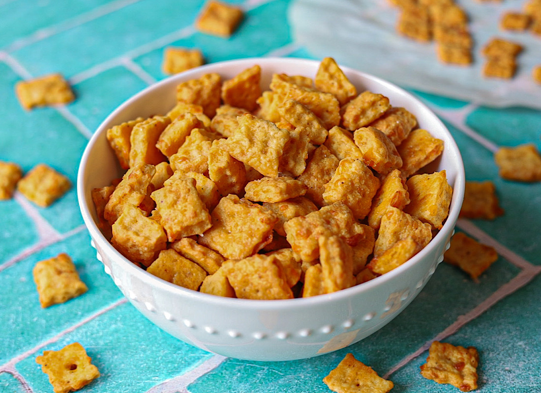 Easy Sourdough Cheese It Crackers - Simple is Gourmet