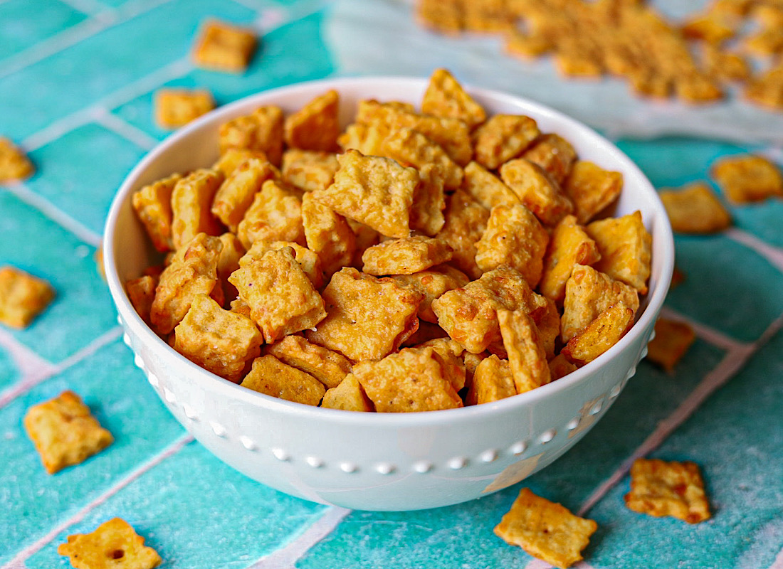 Easy Sourdough Cheese It Crackers - Simple is Gourmet