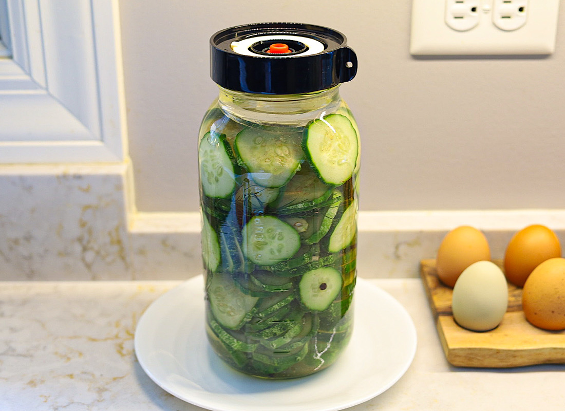 Easy Step by Step Fermented Garlic Dill Pickles - Simple is Gourmet