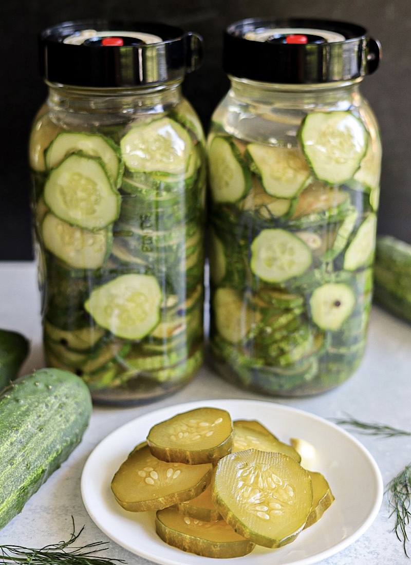 Easy Step by Step Fermented Garlic Dill Pickles - Simple is Gourmet