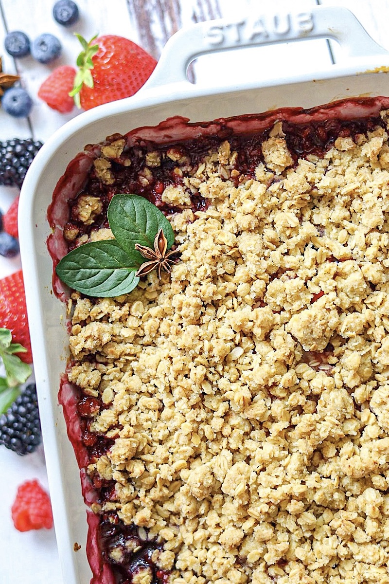 The Best Fruit Crisp Recipe - Simple is Gourmet